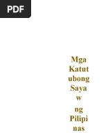 Mga Uri NG Sayaw Sa Pilipinas | PDF