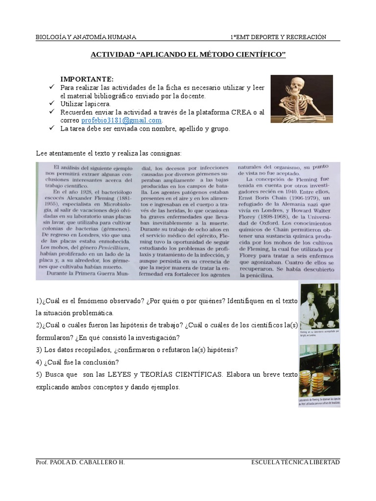 Actividad Aplicando El Método Científico | PDF