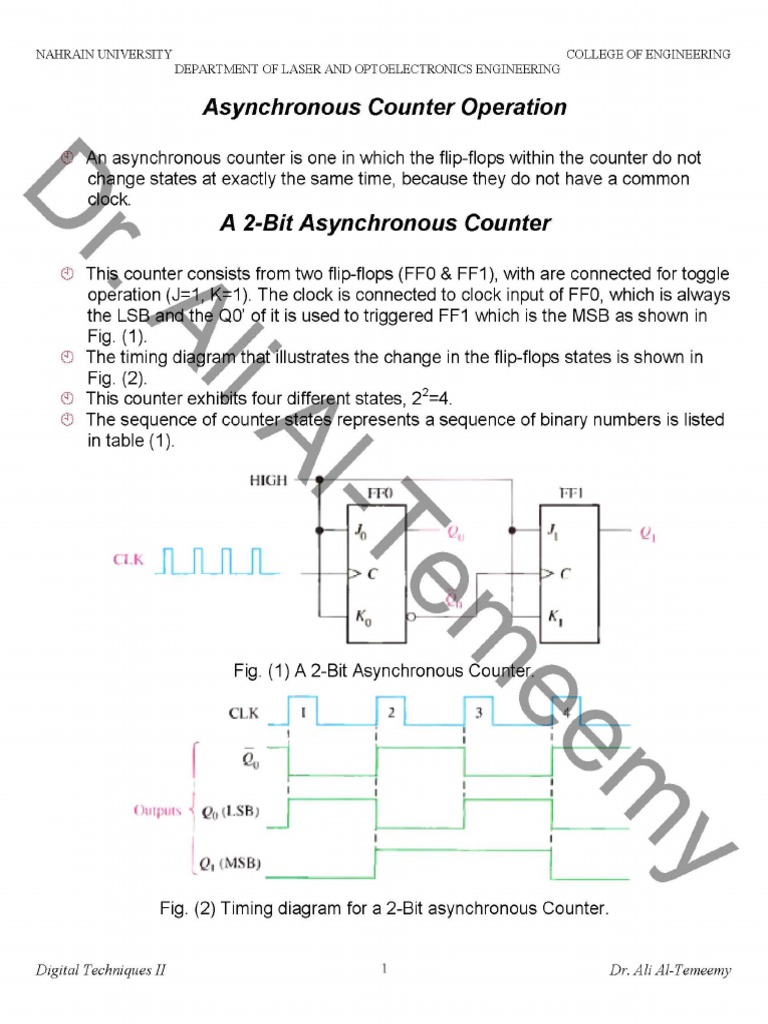 3-Asynchronous Counter | PDF