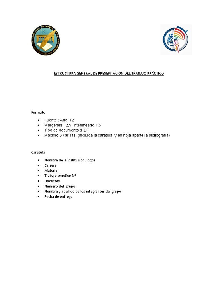 Formato TP | PDF