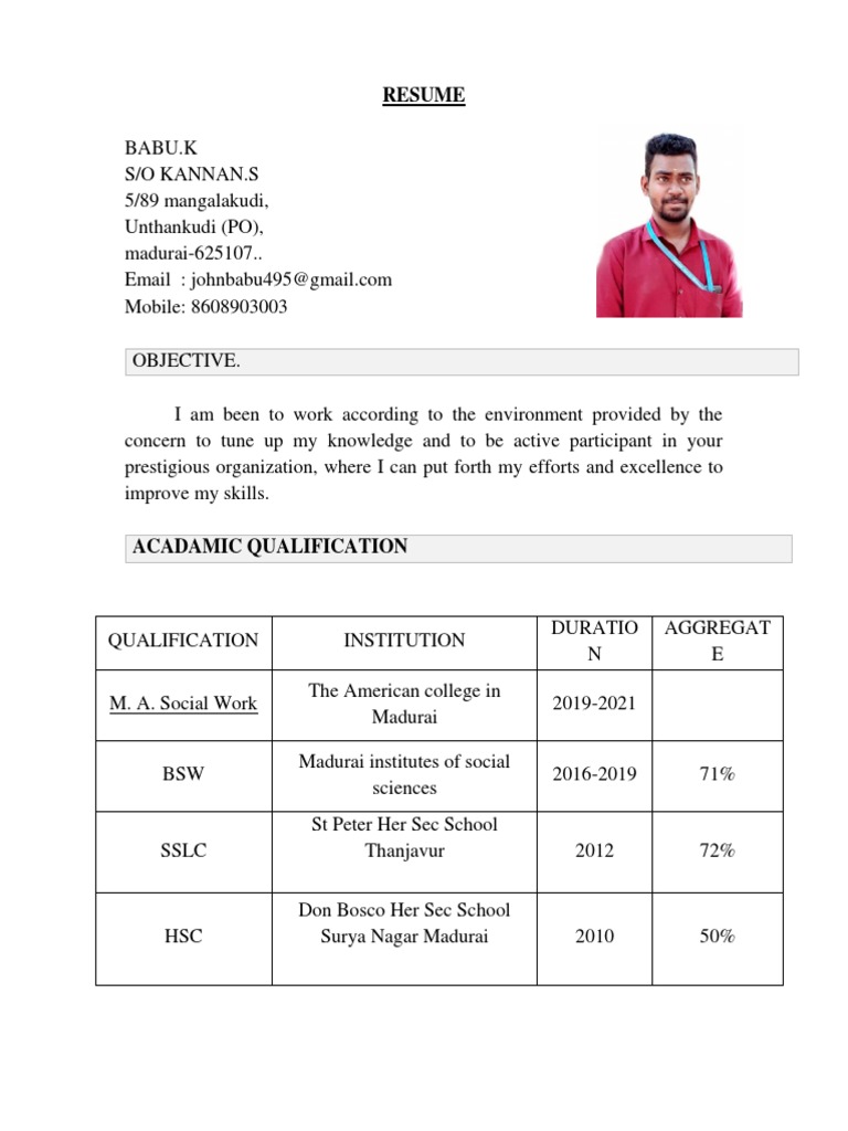 CV Babu | PDF | Computing And Information Technology