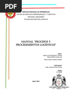 Manual de Procedimientos Logísticos | PDF | Logística | Business