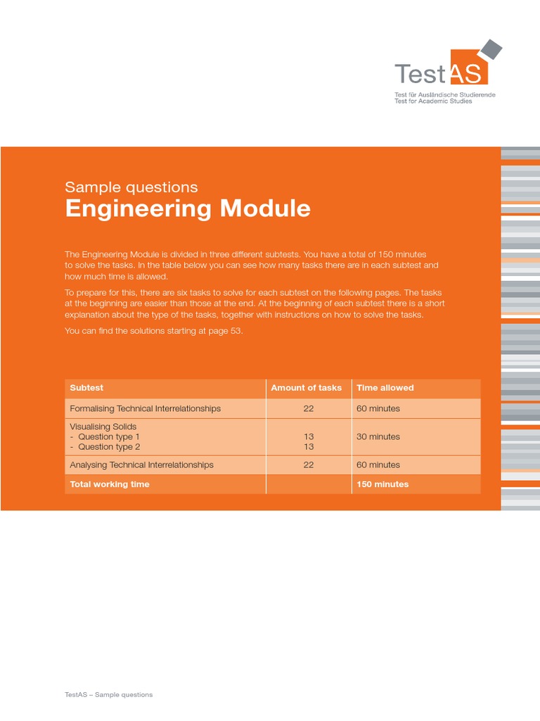 Engineering Module: Sample Questions | PDF | Torque | Gear