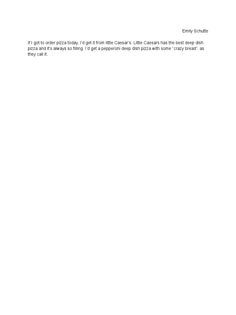 Pizza Site | PDF