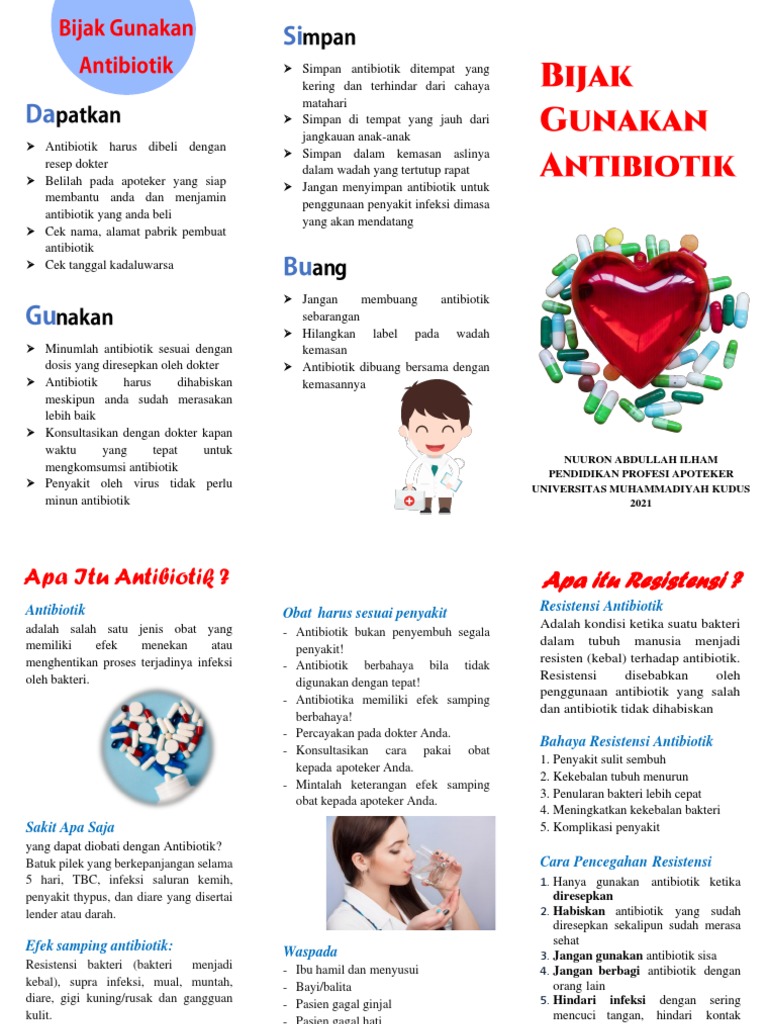 Petunjuk Lengkap tentang Penggunaan dan Keamanan Antibiotik | PDF