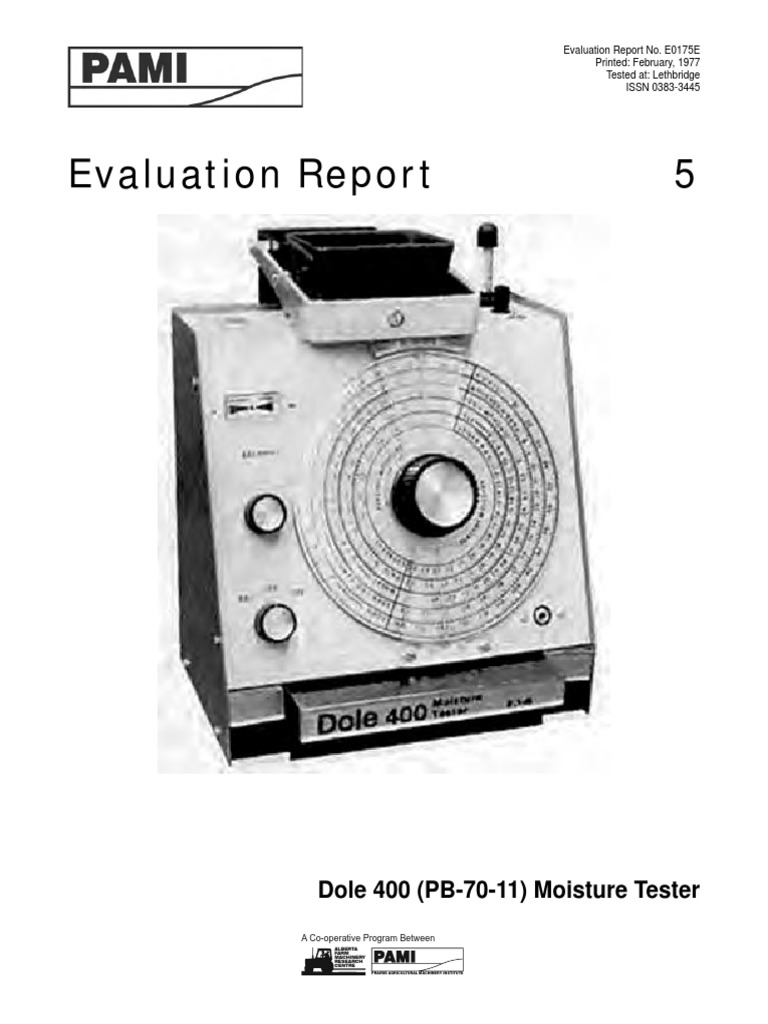 Dole 400 PDF Oat Errors And Residuals