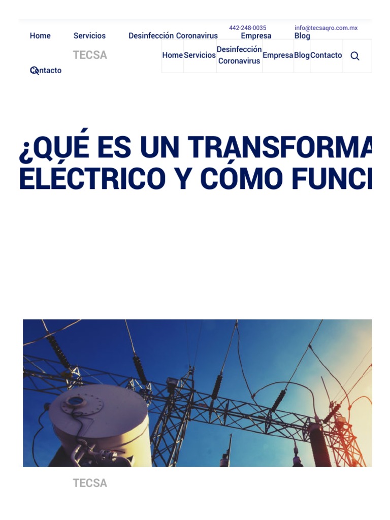 ¿Qué Es Un Transformador Eléctrico y Cómo Funciona | PDF | Transformador | Inductor