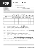 Test A.B.C. para Evaluar Madurez Infantil | PDF