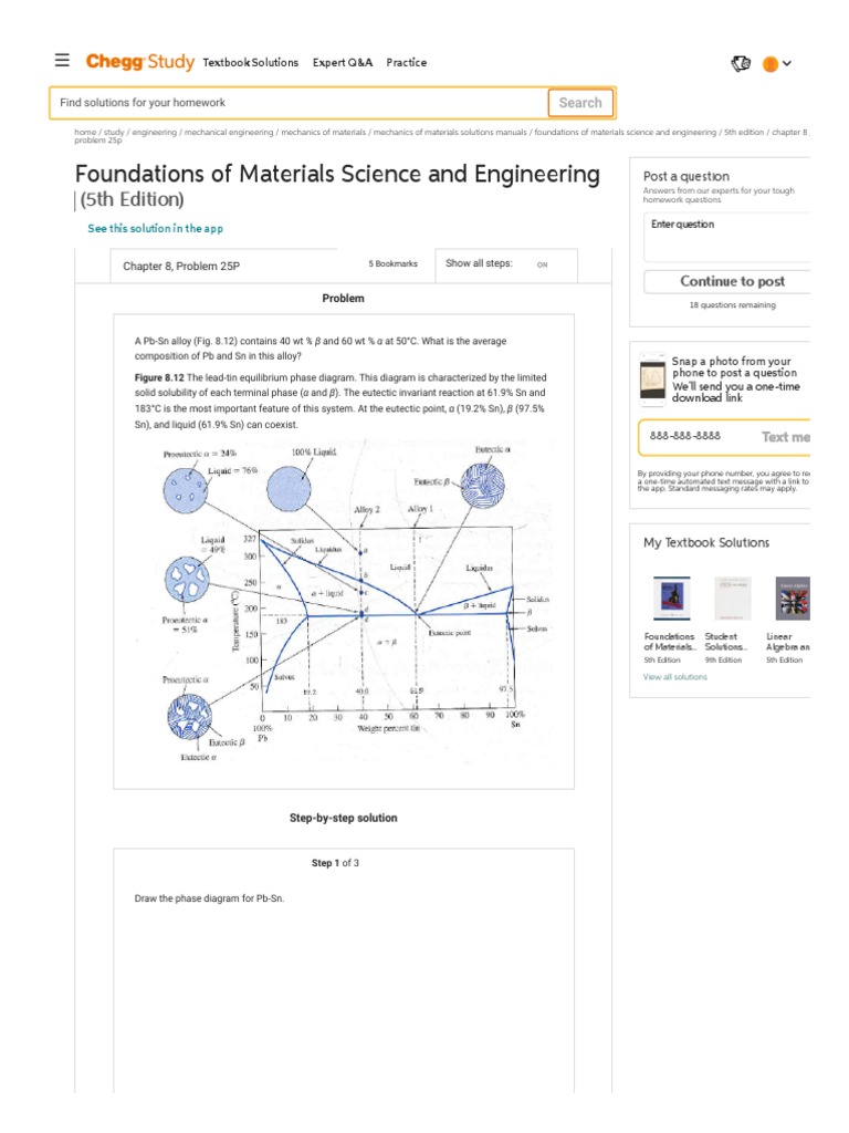 Foundations of Materials Science and Engineering: (5th Edition) | PDF ...