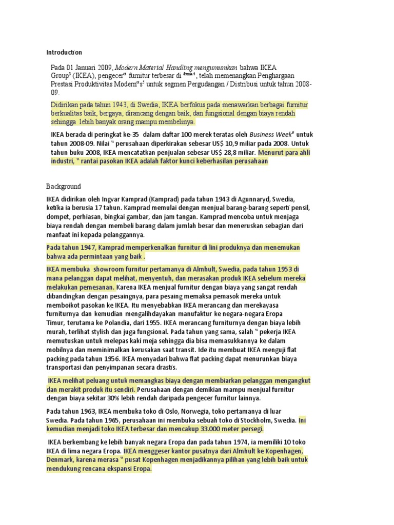 Case Ikea 1 | PDF | Seni