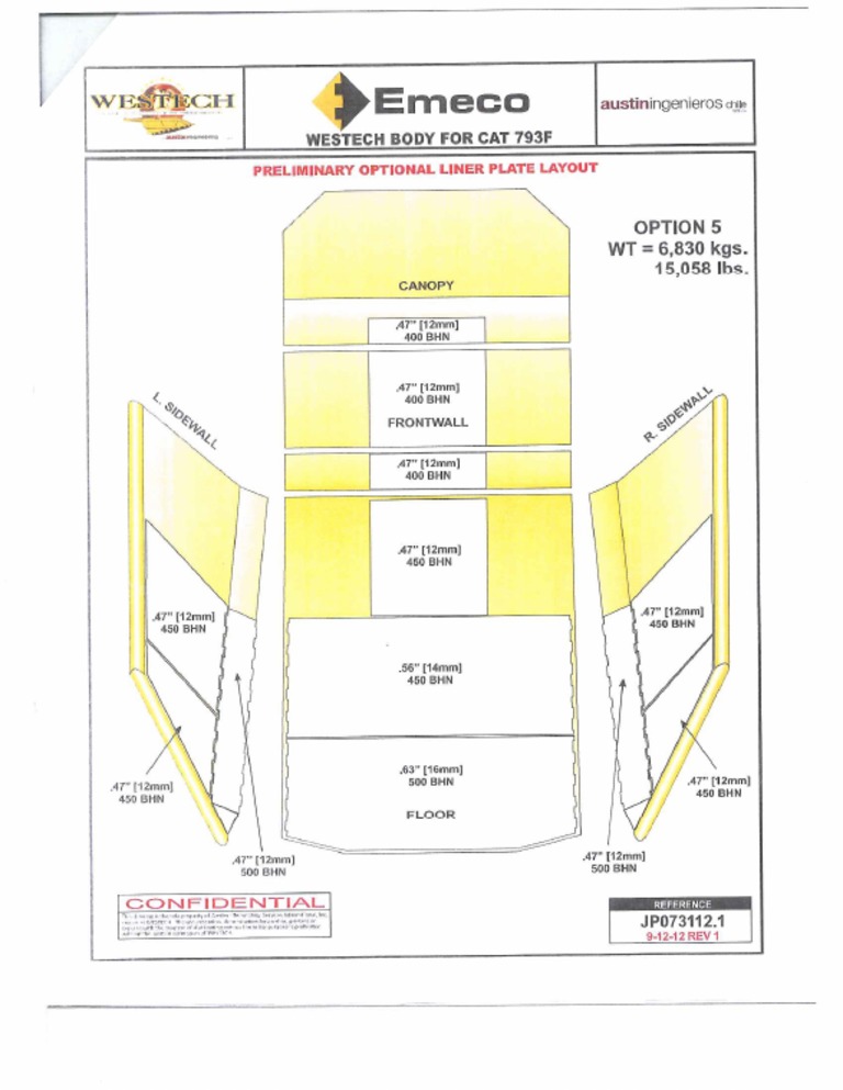 Westech Body 793F | PDF