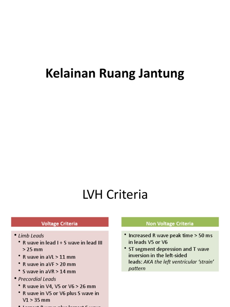 LVH RVH | PDF