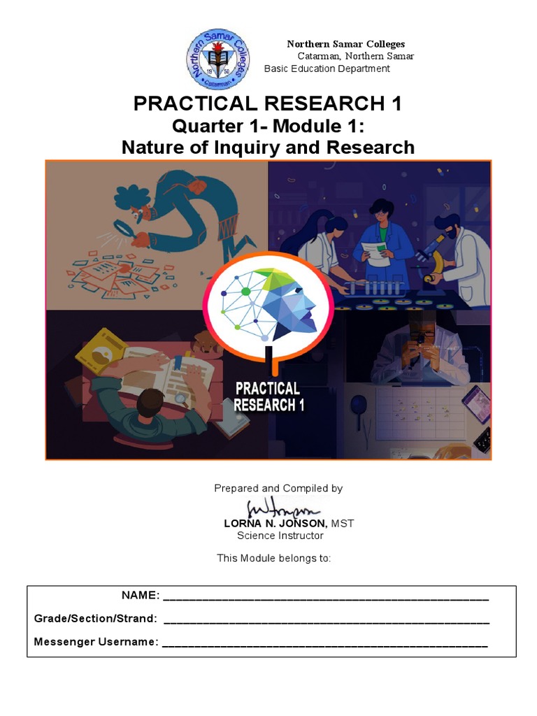 Practical Research 1 - Quarter 1 - Module 1 - Nature and Inquiry of ...