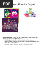 Monster Genetics Lab | PDF | Phenotypic Trait | Dominance (Genetics)