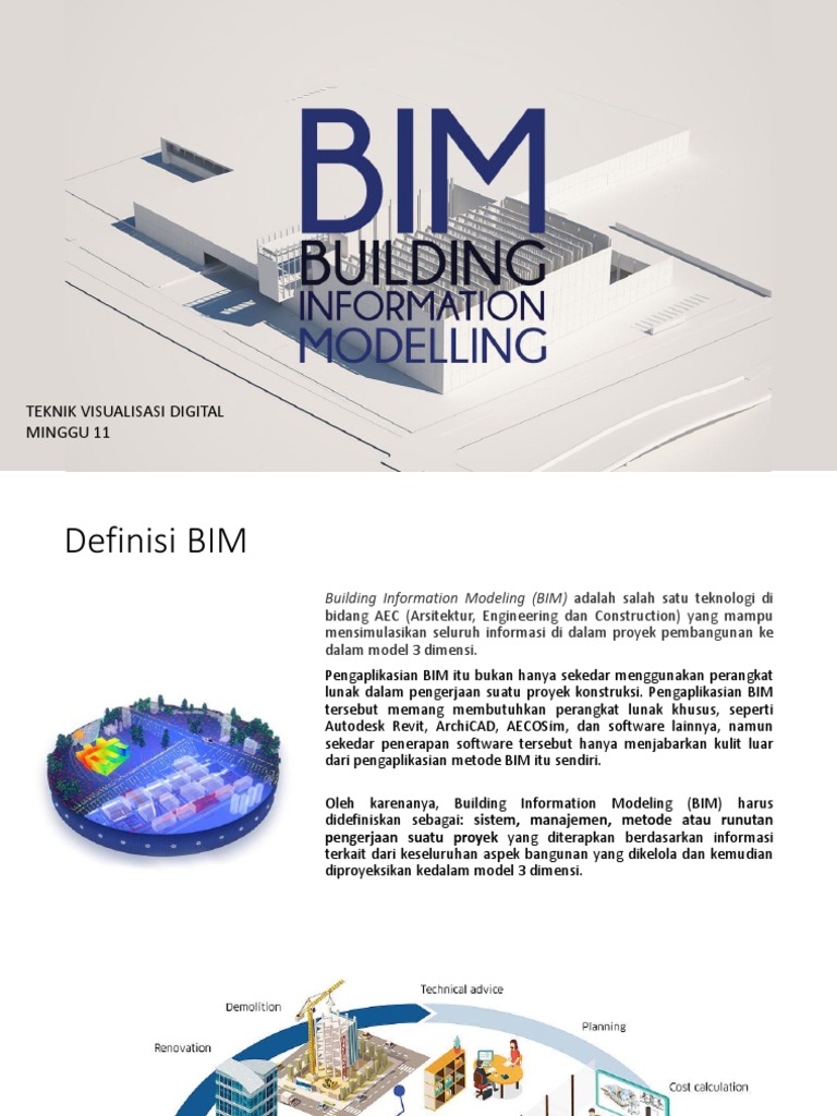 Pengenalan BIM (Building Information Modelling) | PDF | Seni