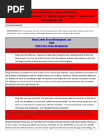 Color Coded Rhetorical Analysis of Letter From Birmingham Jail | PDF ...