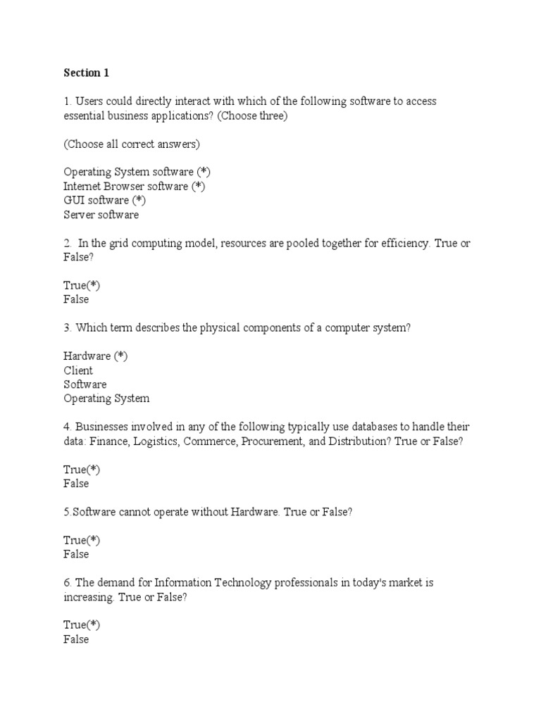 Section 1 Database Design | Download Free PDF | Databases | Relational Database