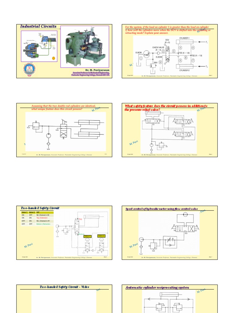 Industrial Circuits - Handouts | PDF | Valve | Machines