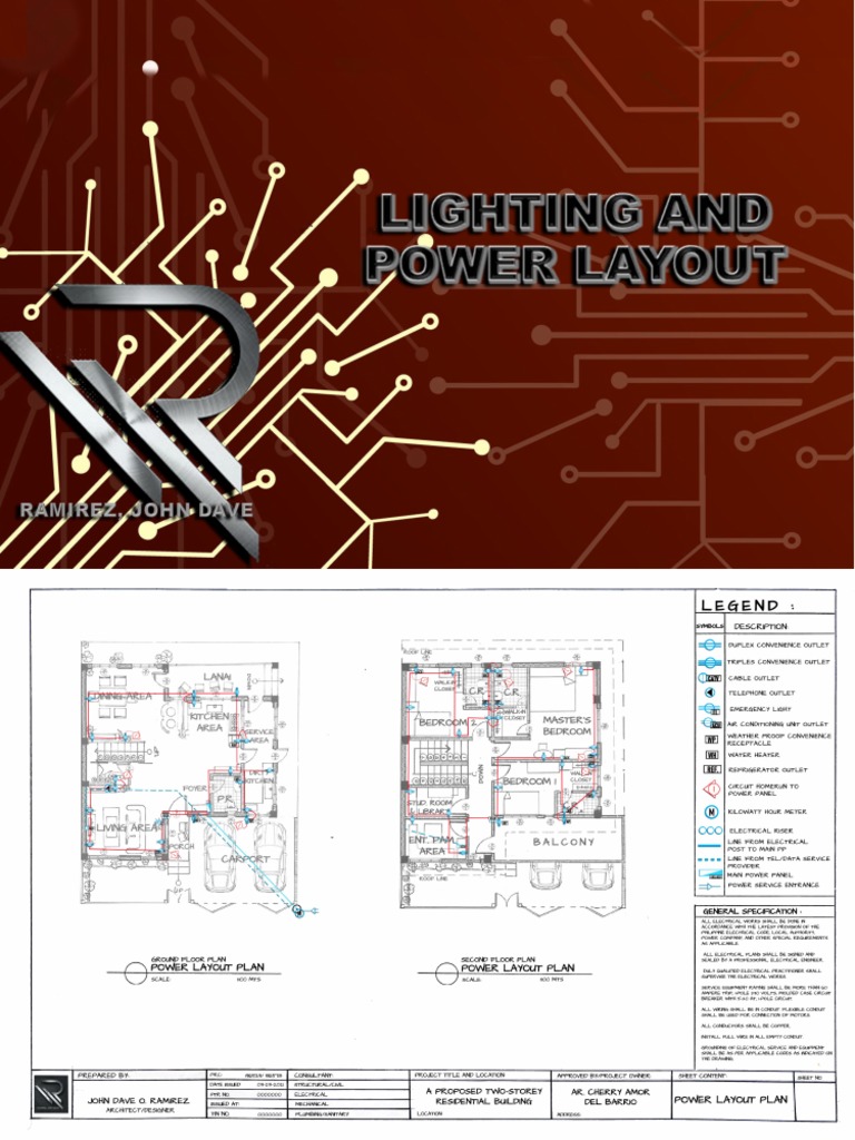 Lighting and Power Layout | PDF