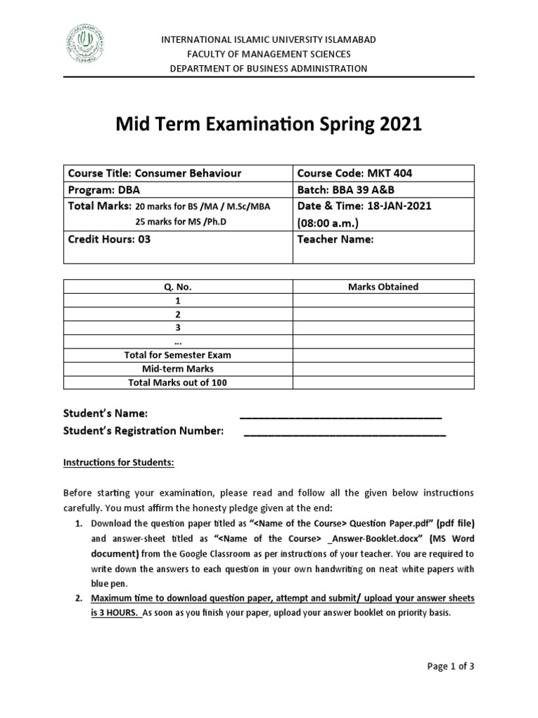 Answer Booklet | PDF | Computing | Computing And Information Technology