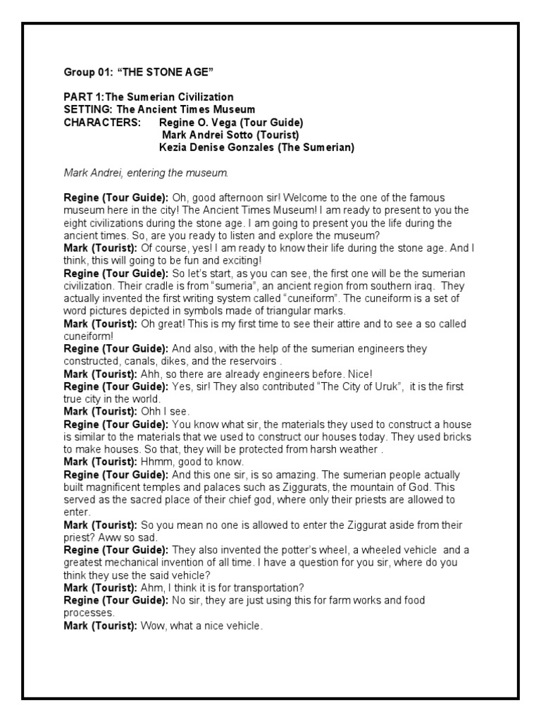 STAS111 SCRIPT AutoRecovered | PDF | Babylon | Sumer