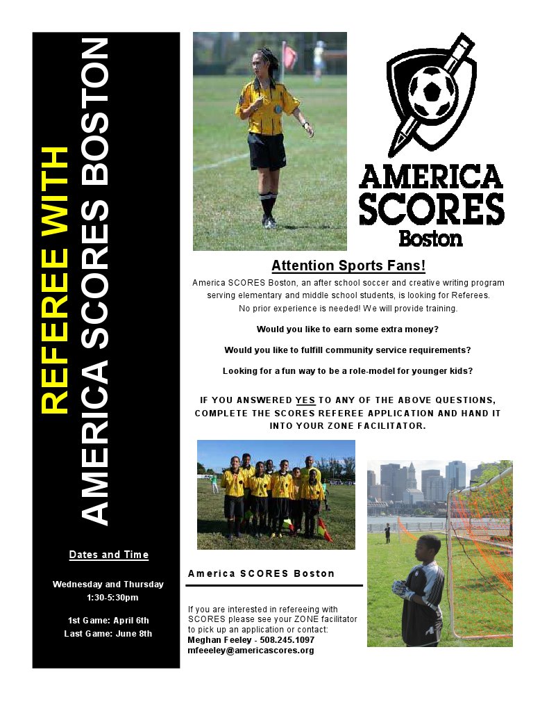 SCORES Gen Ref Flyer | PDF | Career & Growth | Sports & Recreation