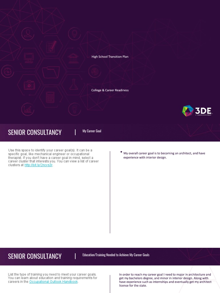 High School Transition Plan | PDF