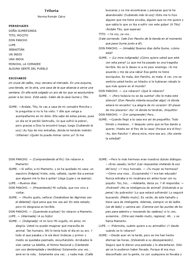 De Norma Román Calvo - Triloría | PDF