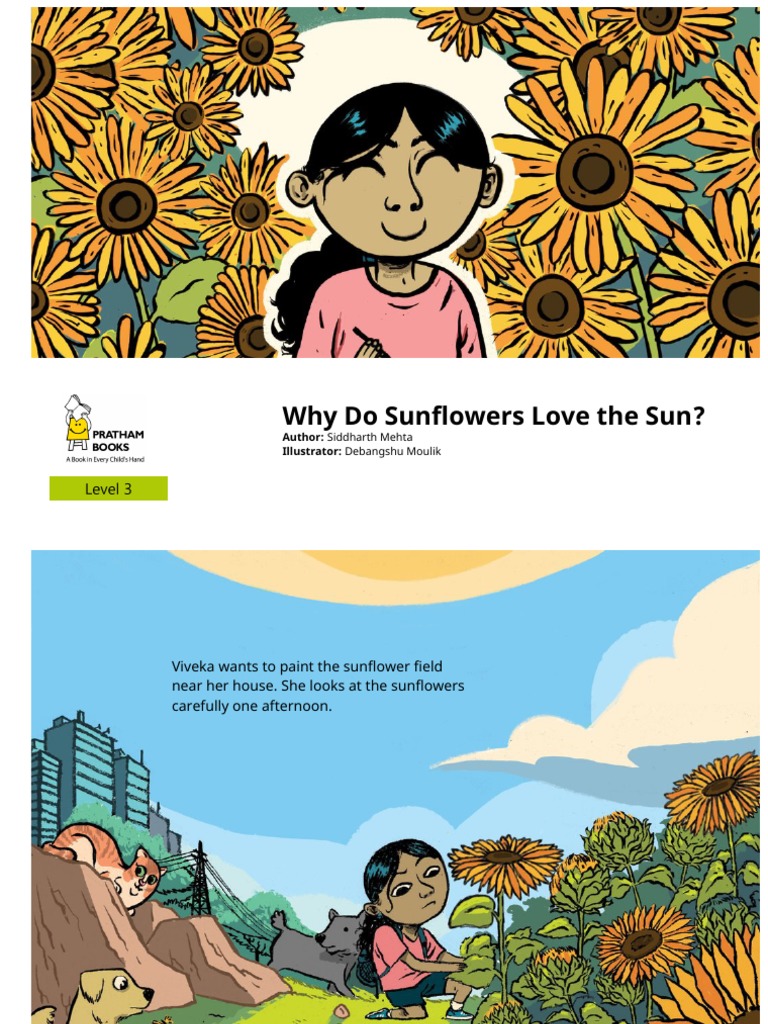 Why Do Sunflowers Love The Sun Pratham FKB | PDF | Creative Commons License