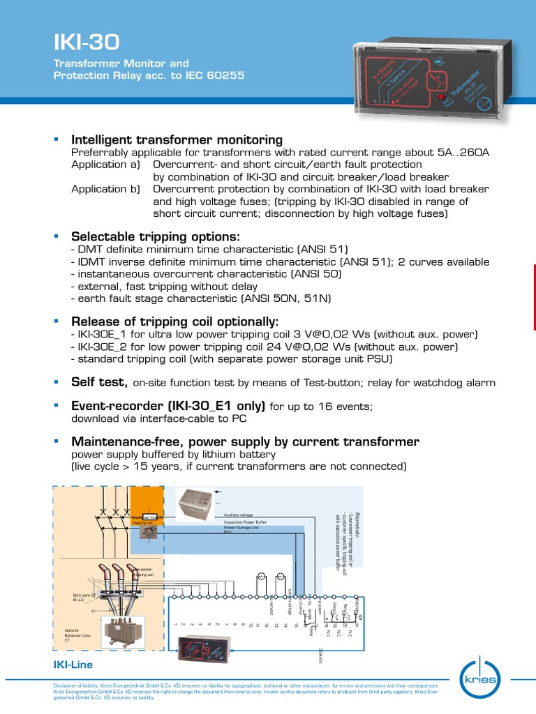 IKI 30 V11 Eng | PDF | Transformer | Power Supply