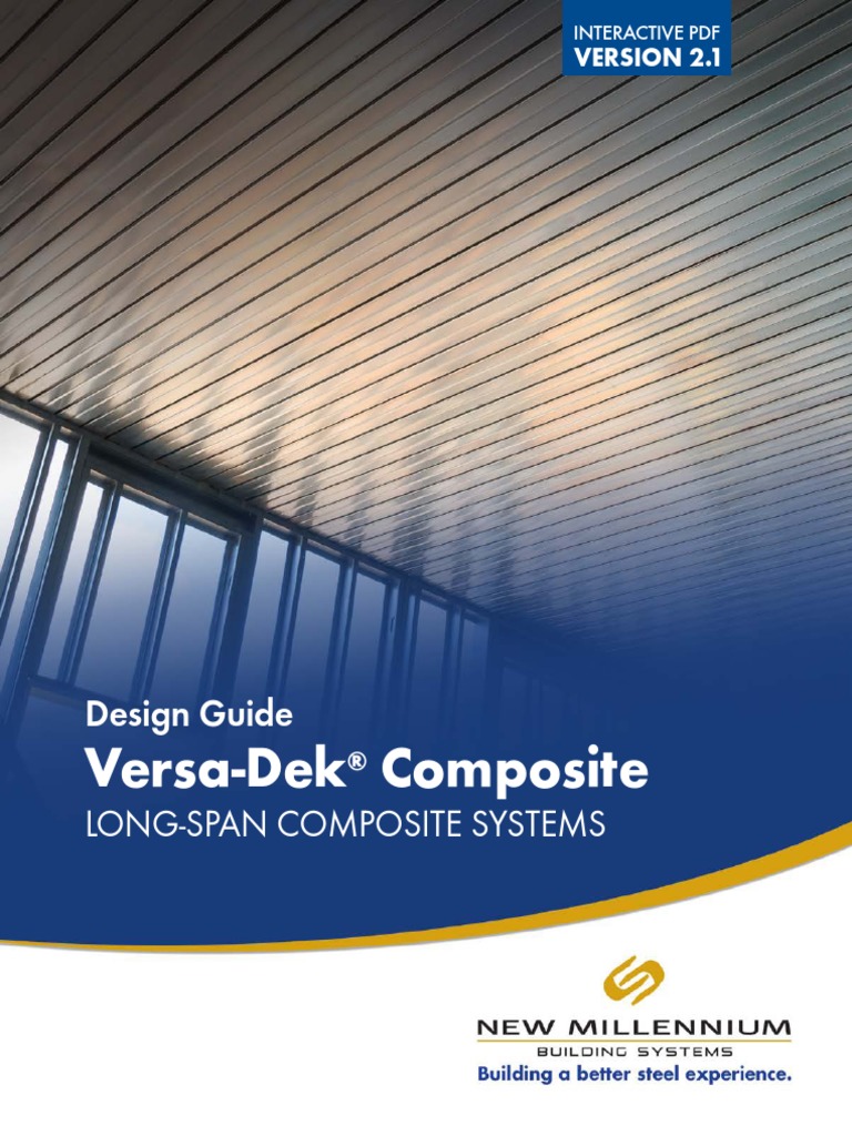 Versa Dek Composite Load Tables | PDF | Structural Engineering ...