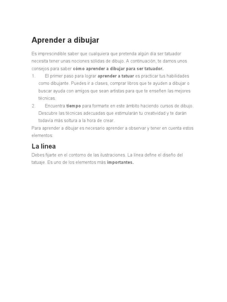 Aprender A Tatuar Pdf