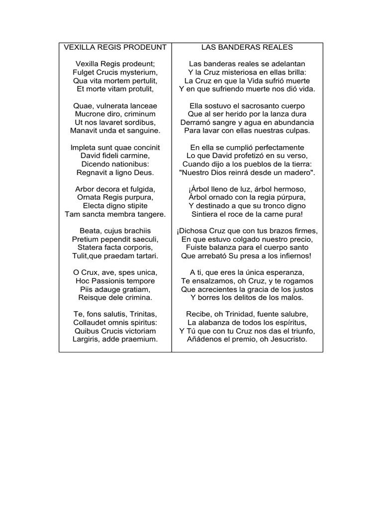Vexilla Regis Prodeunt | PDF