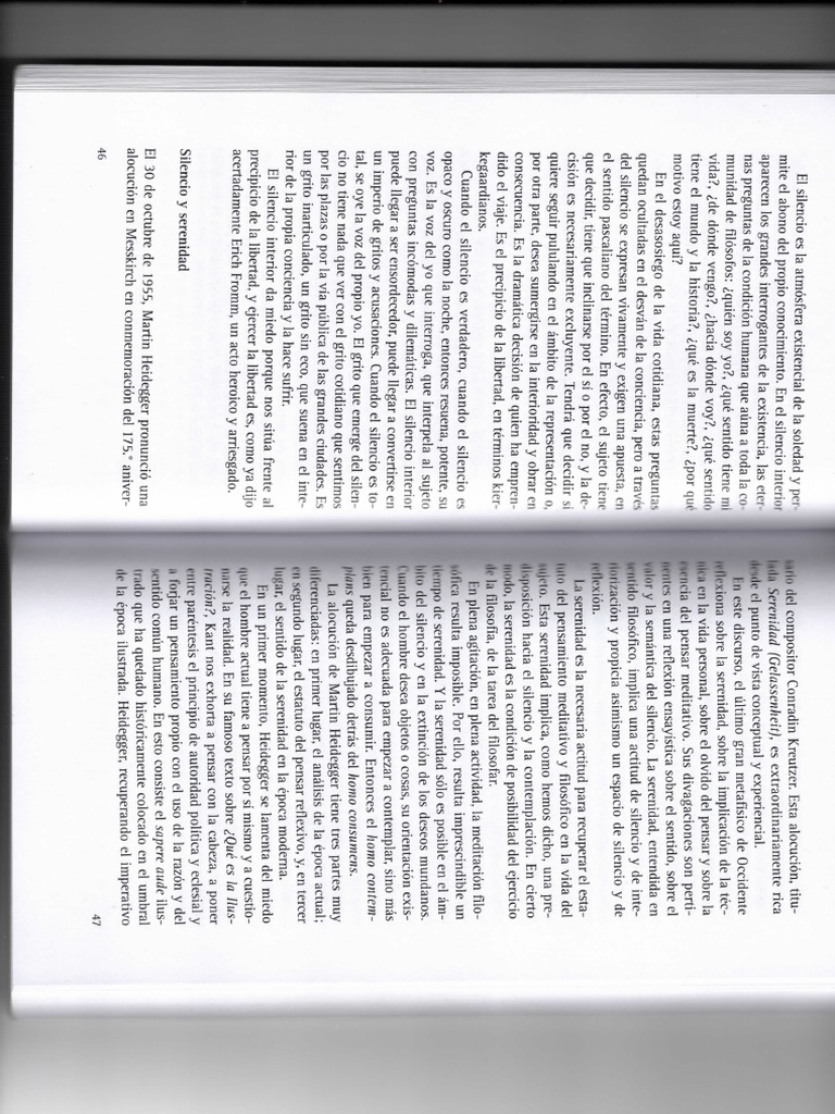 4clases y 5pensamientos - Texto - El Silencio-Un Reto Educativo - Francesc Torralba | PDF