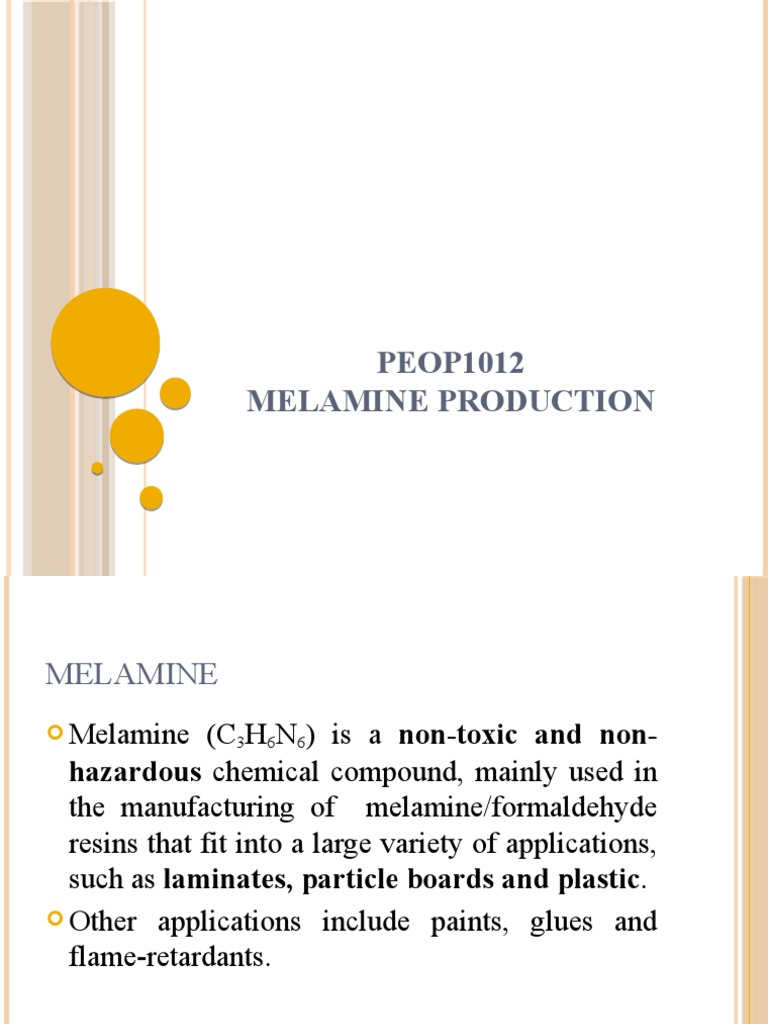 Melamine Process | PDF | Urea | Catalysis