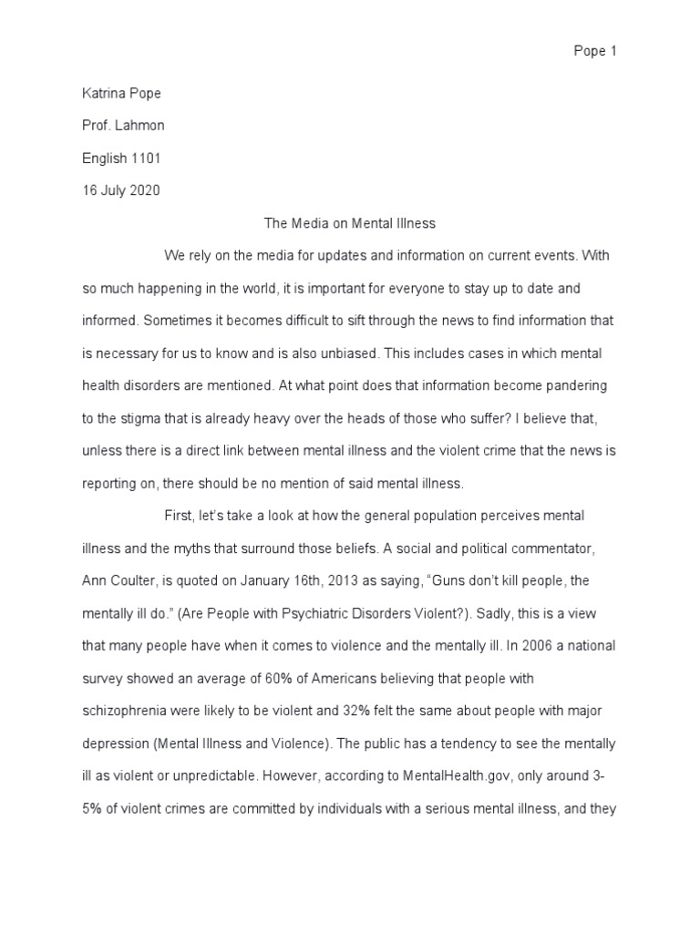 Katrina Pope-Argument Essay Final Draft | Descargar gratis PDF | Social ...