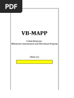 Protocolo Vb-Mapp | PDF