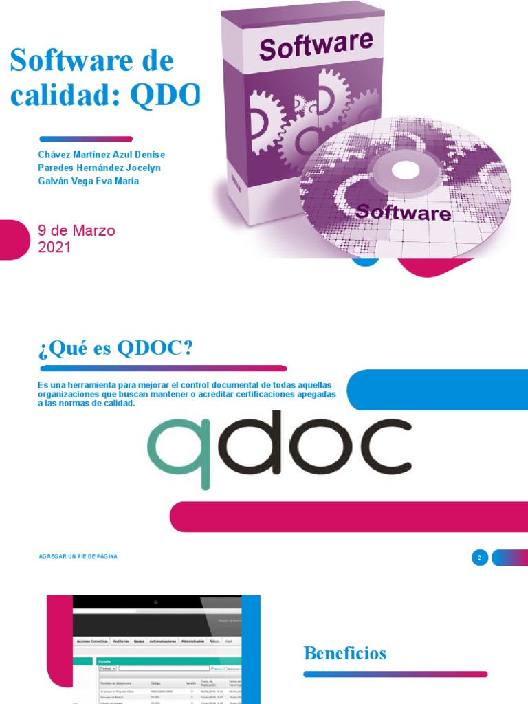 QDOC: Software para Control Documental | PDF | Organización ...