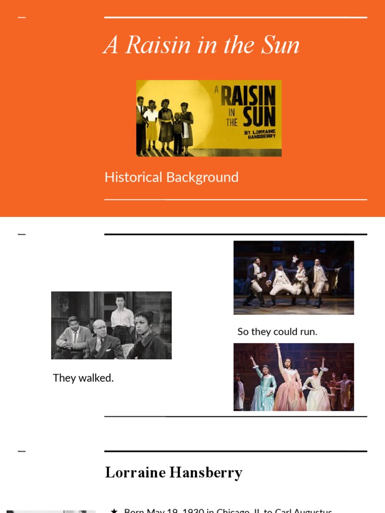 Historical Context of A Raisin in the Sun | PDF | African Diaspora ...
