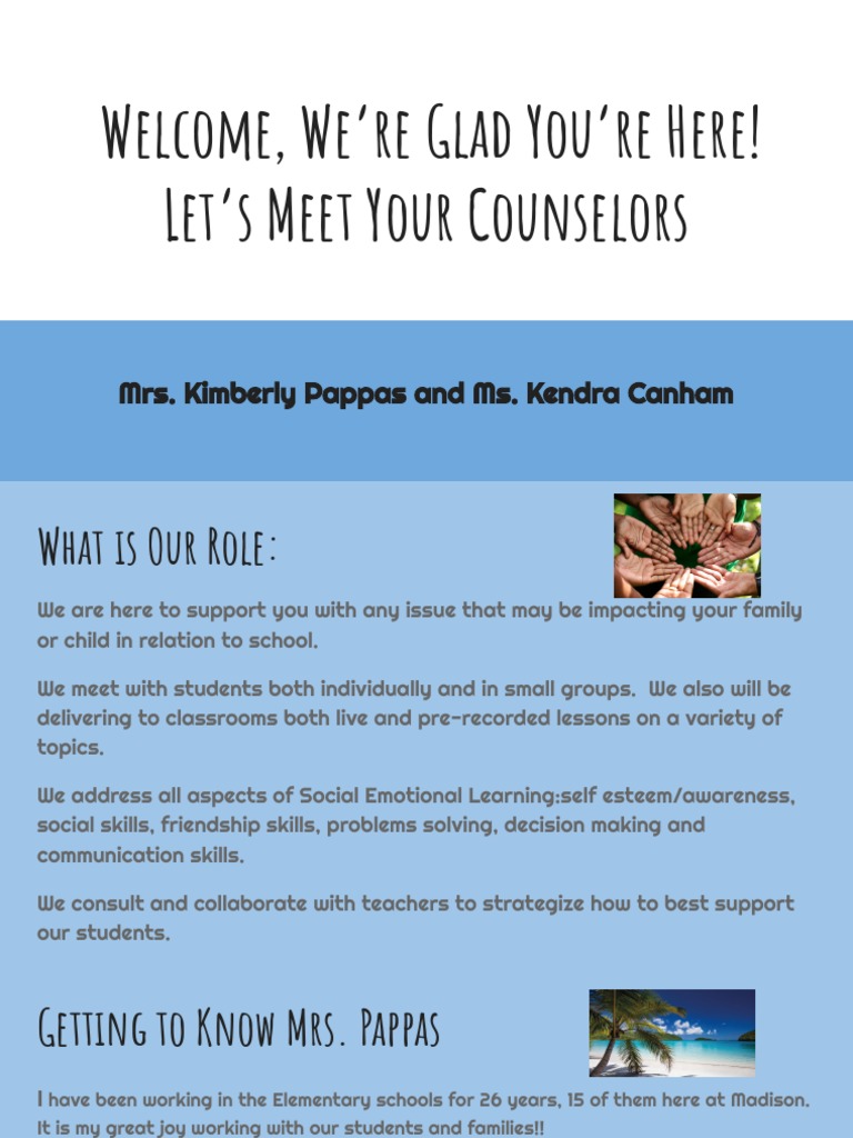 Meet Your Counselor | PDF
