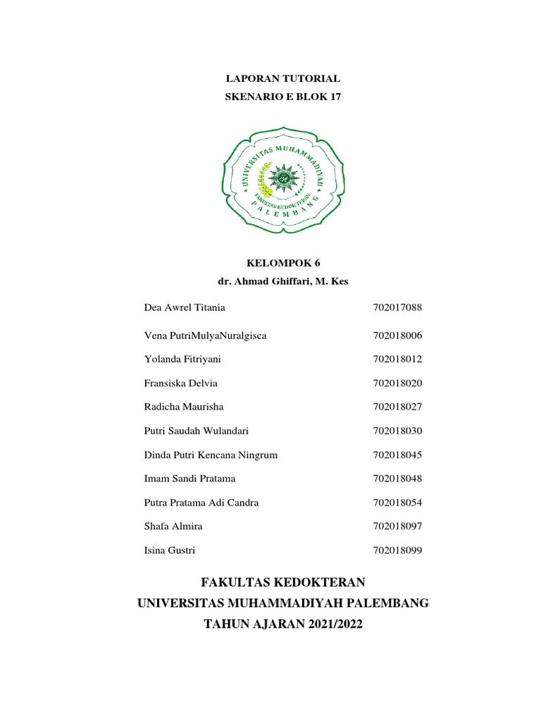 Laporan Sementara Sken e Kelompok 6 | PDF