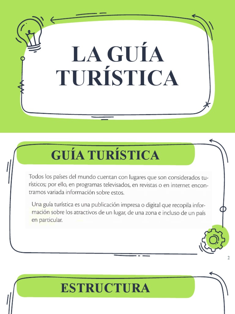 Estructura y elementos de la guía turística | PDF