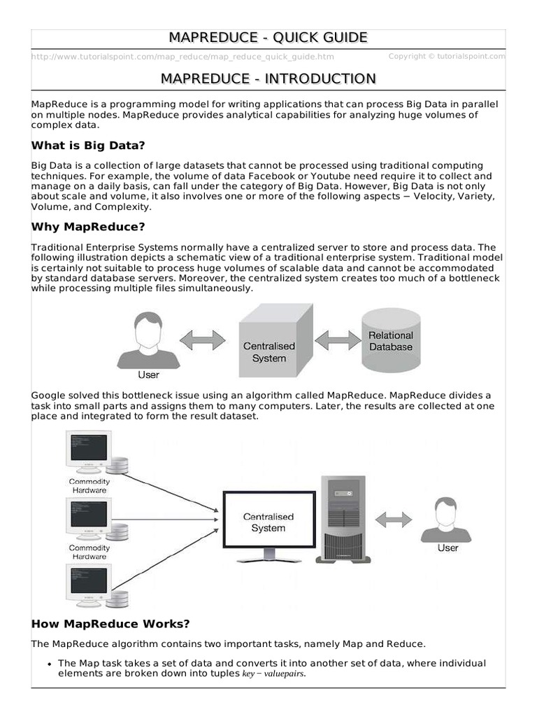 (BIG DATA) (MapReduce - Quick Guide, Tutorialspoint - Com) | PDF | Map Reduce | Apache Hadoop