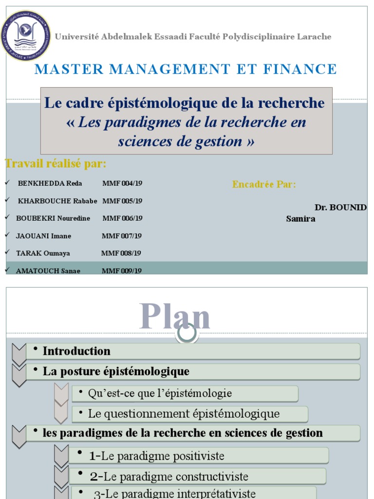 Paradigmes en Sciences de Gestion | PDF | Épistémologie | Paradigme
