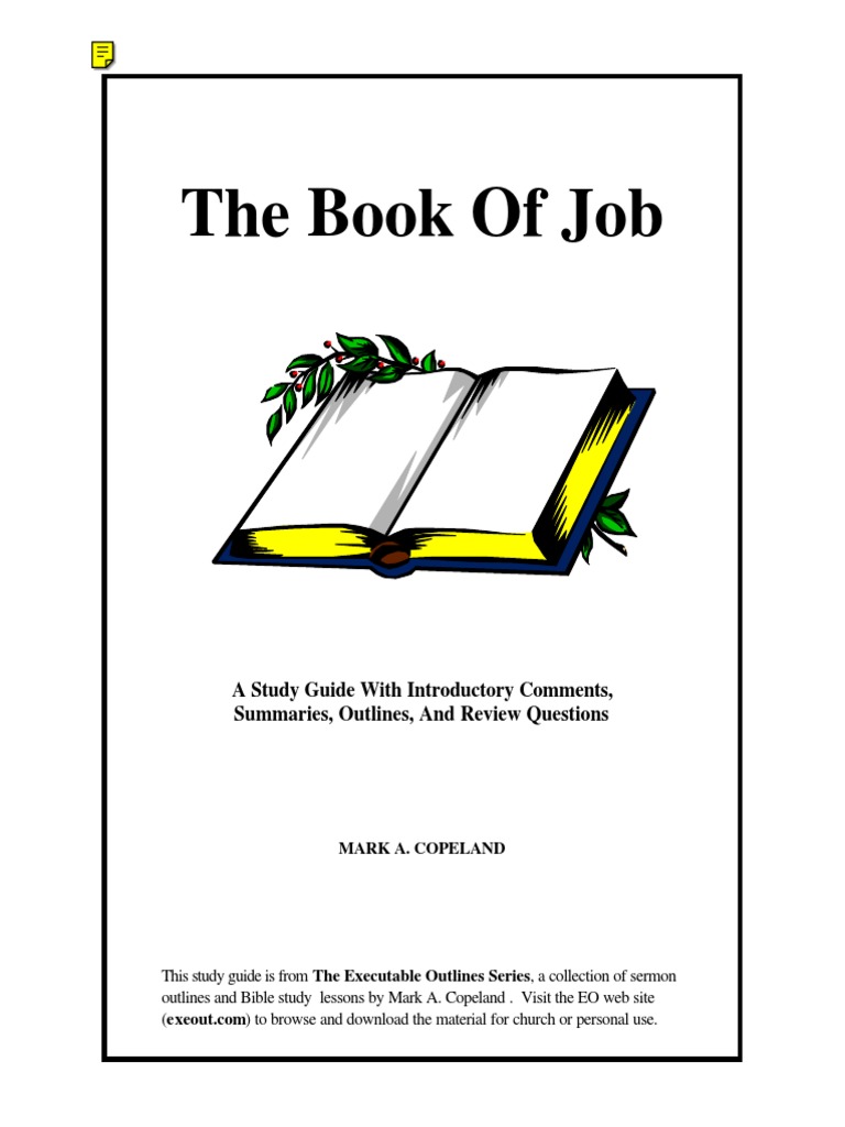 The Book of Job Bible Study Guide | PDF | Book Of Job | Ecclesiastes