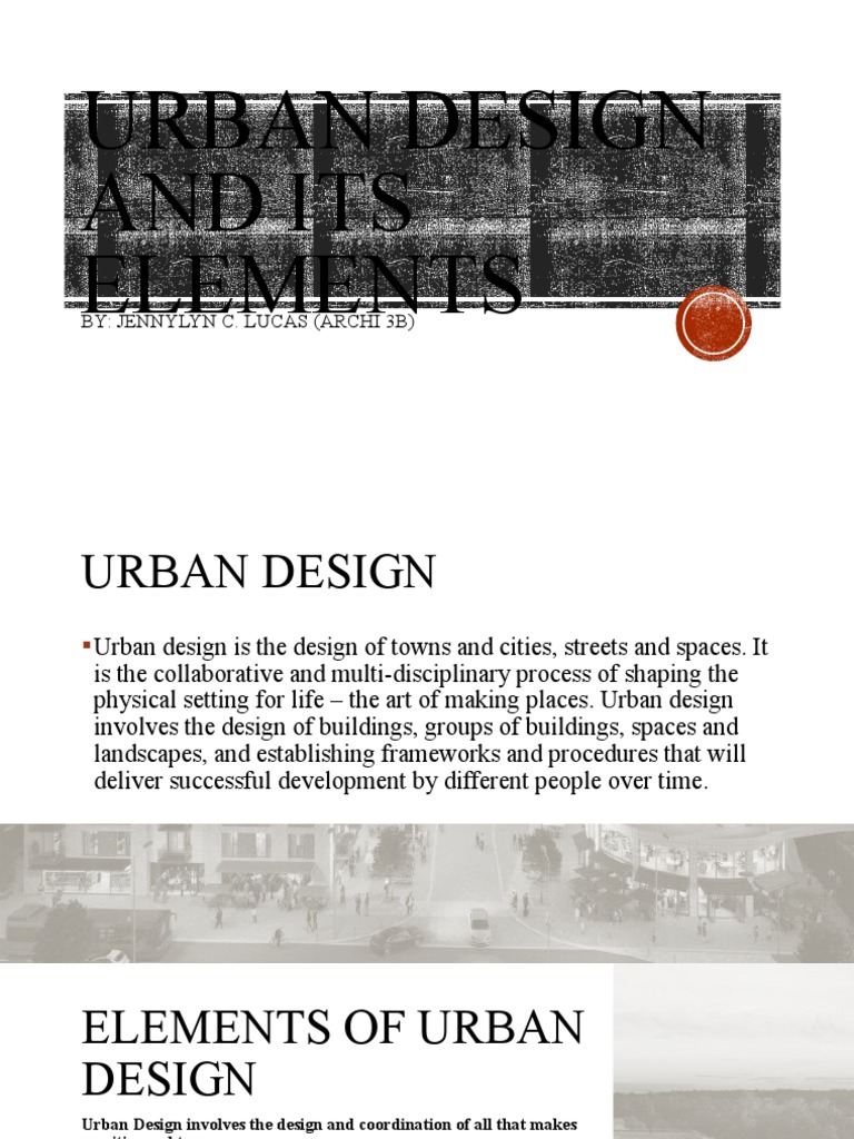 Urban Design and Its Elements | PDF | Urban Design | Parks