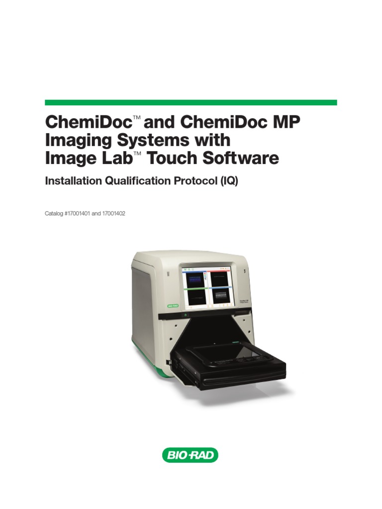 Chemidoc and Chemidoc MP Imaging Systems With Image Lab Touch Software ...