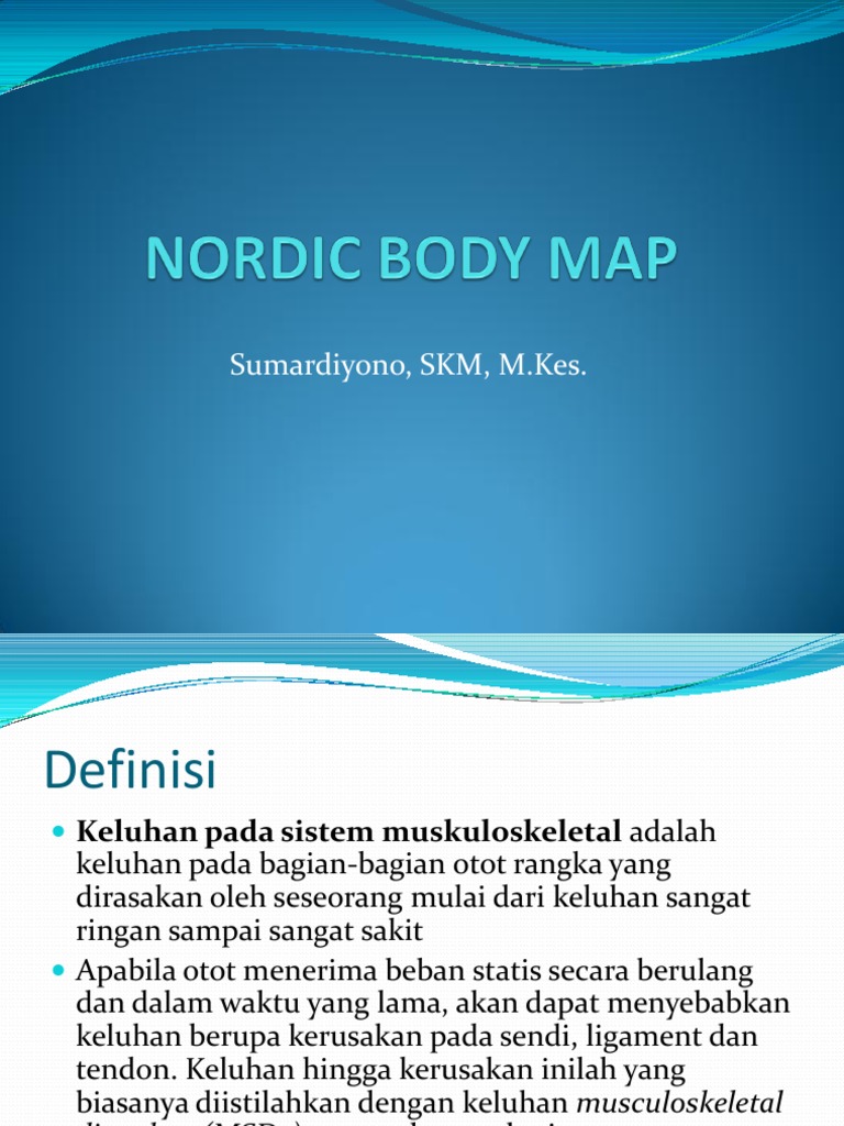 Kuliah 7. NORDIC BODY MAP | PDF