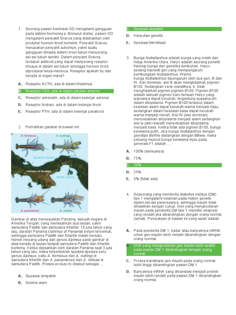 Soal EDUKA BIO (Soal) | PDF
