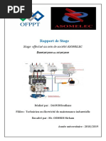 Rapport Du Stage Electrique PDF | PDF | Équipement | Puissance (physique)